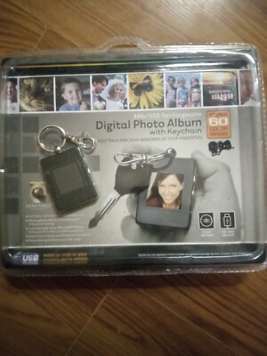 Digital Photo Album With Keychain 8Mb/USB Rechargeable NIB | eBay