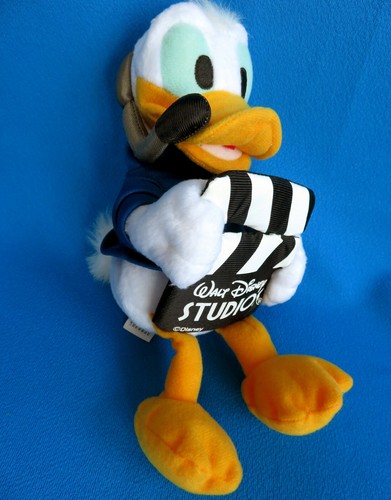 DONALD DUCK MOVIE CINEMA CLAPPER soft toy DISNEY STUDIOS STORE ...
