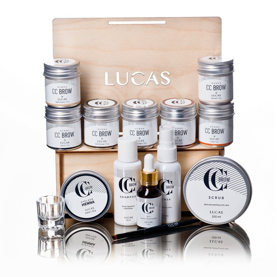 CC Brow Henna Eyebrow & Eyelash Tinting Products, Permanent Chna Dye 5 ...