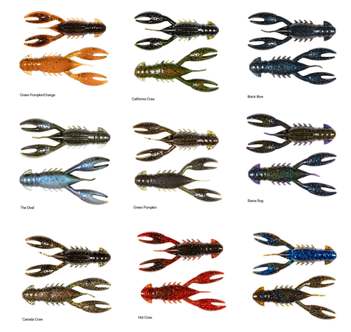 Z-Man 3 1/2" Pro CrawZ Crawdad Bait - Choice of Colors | eBay