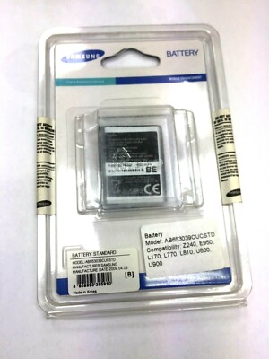 Genuine Samsung AB653039CU Battery For U900 E950 L770 L810 Z240 U800 ...