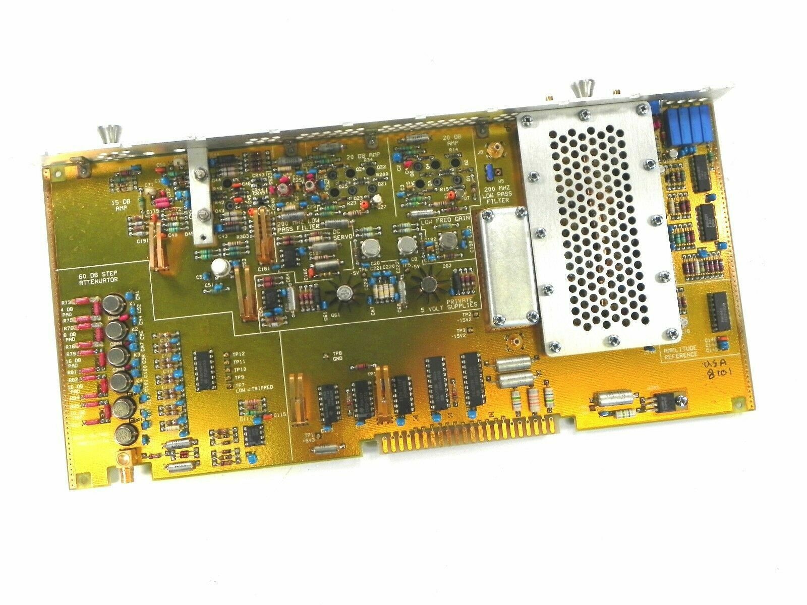 Keysight 03577-66508 Rev B 88809L A8 Board for 3577A NETWORK ANALYZER ...
