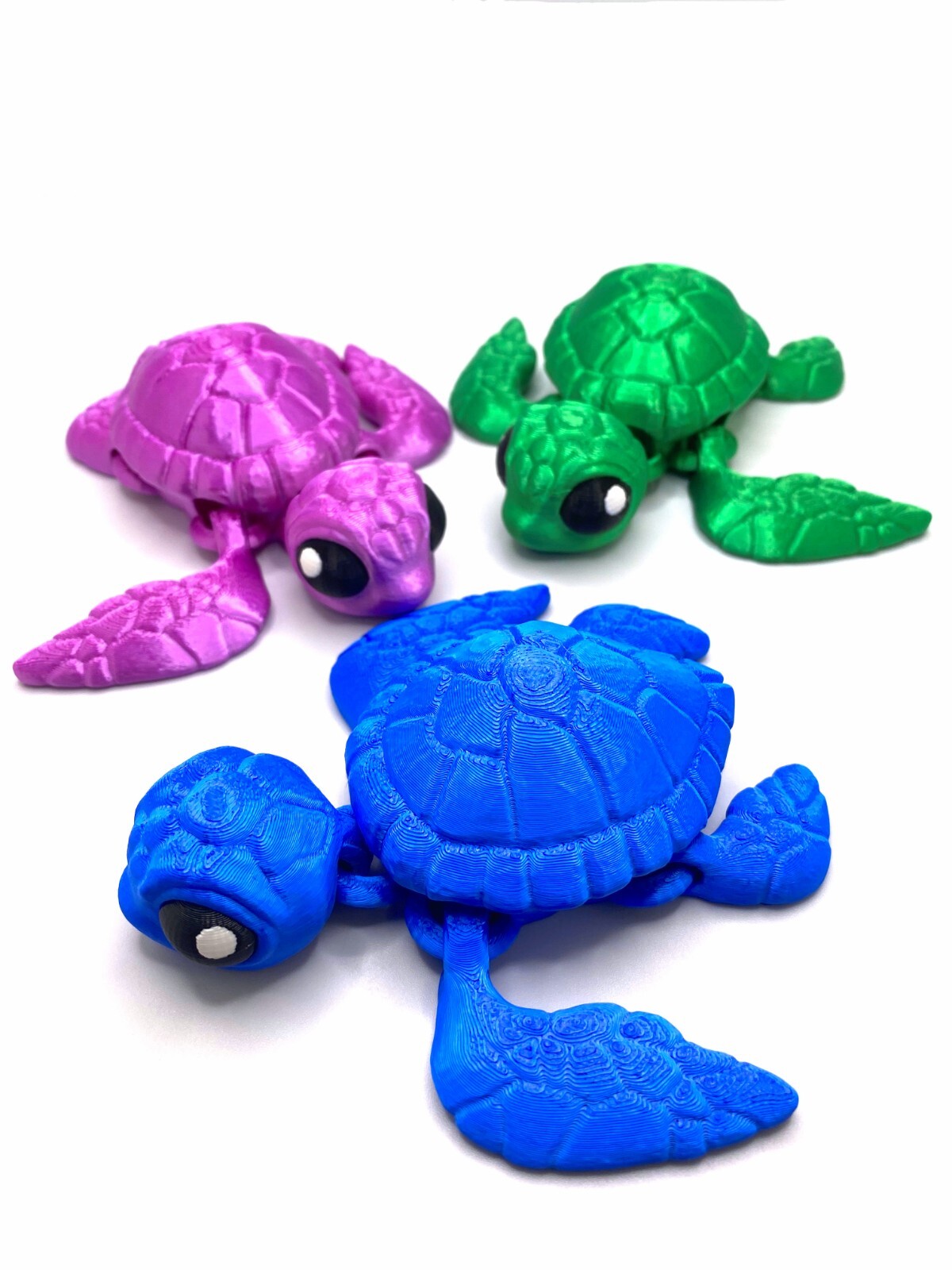 Sea Turtle 3D Printed Articulated Fidget Figurine | eBay