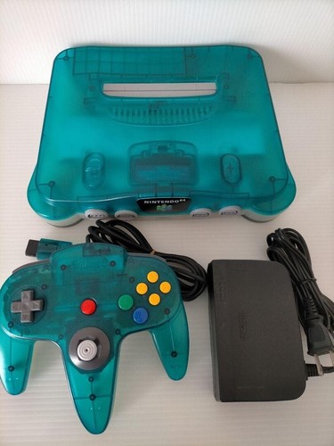 Console Nintendo 64 Clear Blue & Controller Set used | eBay