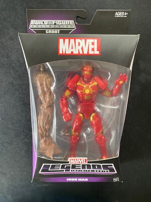 Iron Man Marvel Legends Infinite Series Hasbro Build A Figure Groot | eBay