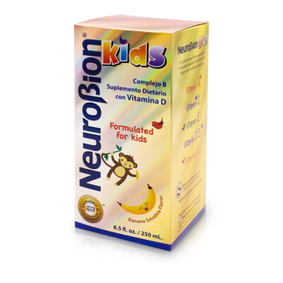 NEUROBION - KIDS COMPLEX B - LIQUID DIETARY SUPPLEMENT - SYRUP 8.5 OZ ...