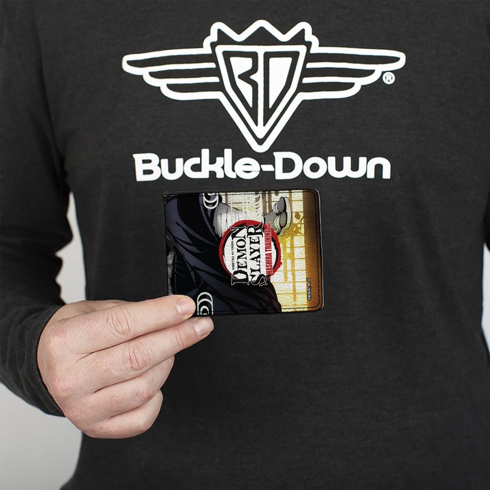 Bi-Fold Wallet DEMON SLAYER Obanai Iguro Serpent Pose and Title Logo | eBay