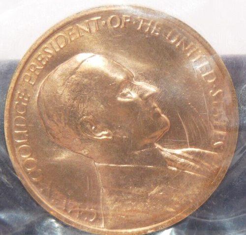 US Mint Presidential Bronze Medal Sealed Coin President Calvin Coolidge ...