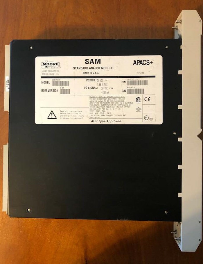 SIEMENS/MOORE SAM APACS+ 39SAMCAN | eBay