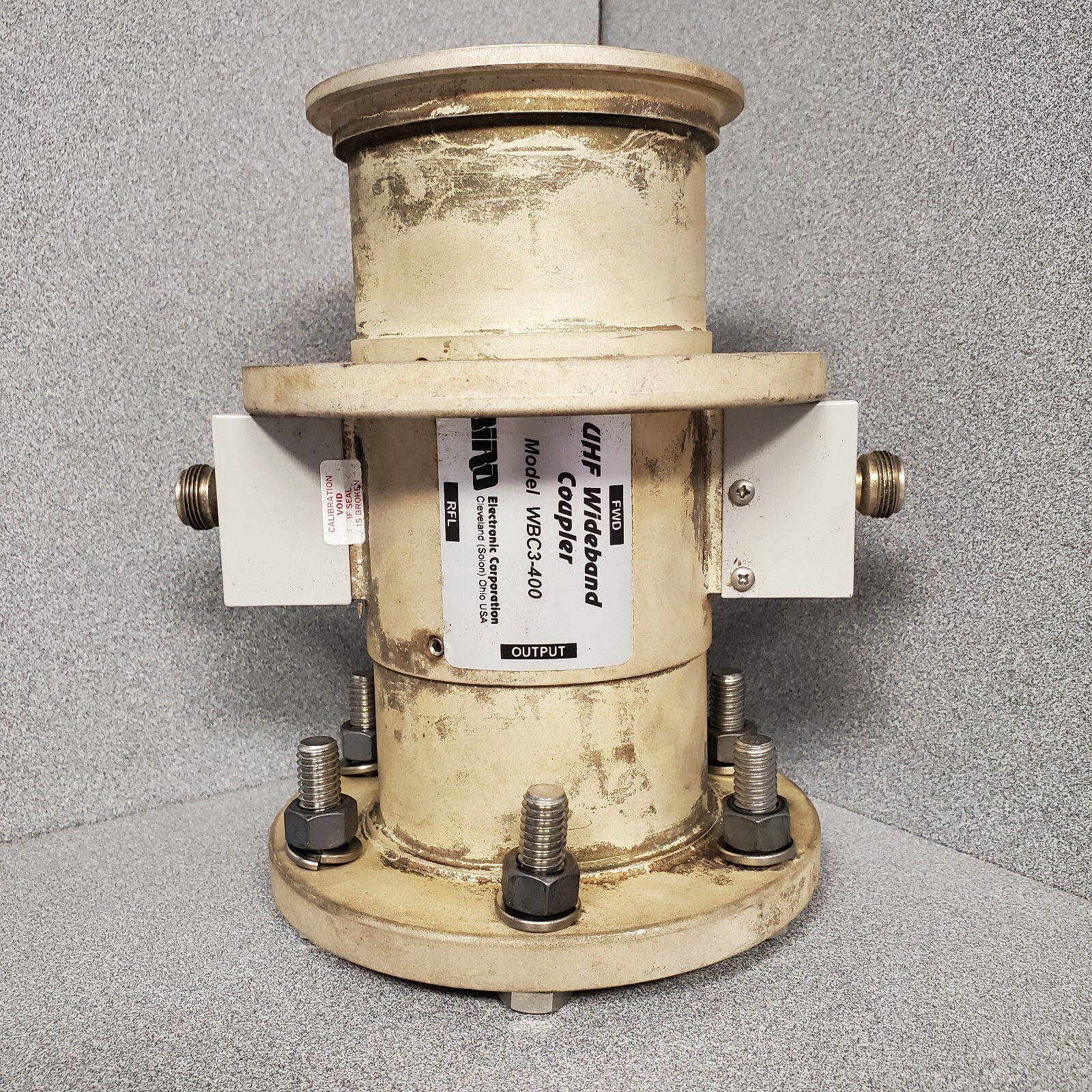 BIRD Rigid Coaxial UHF Wideband Coupler Flanged 3-1/8" x 7" model: WBC3 ...