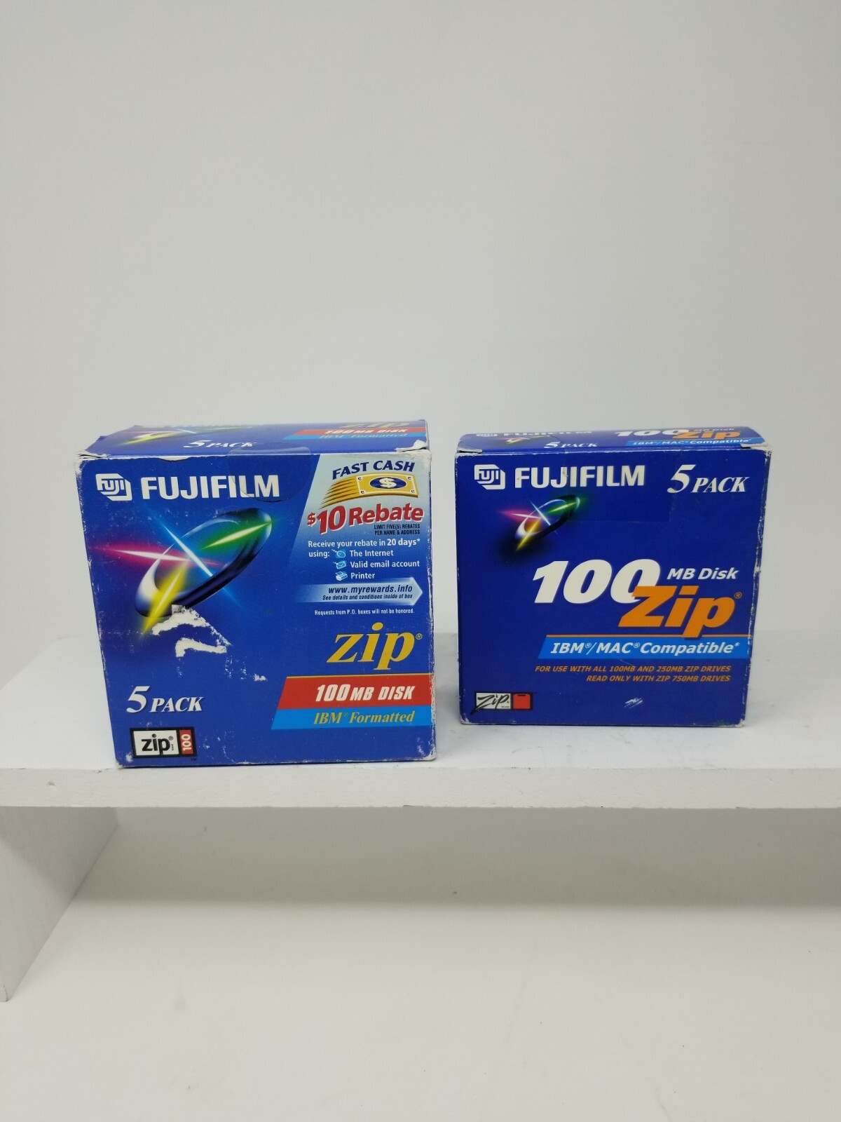 Lot of 10 Zip Brand iomega Zip 100 MB Disks NIB & Open Box | eBay