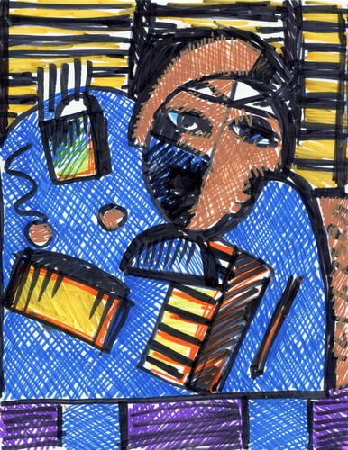 still life ink 11in x 8 1/2in - by ronald allen 2023 / e300 | eBay