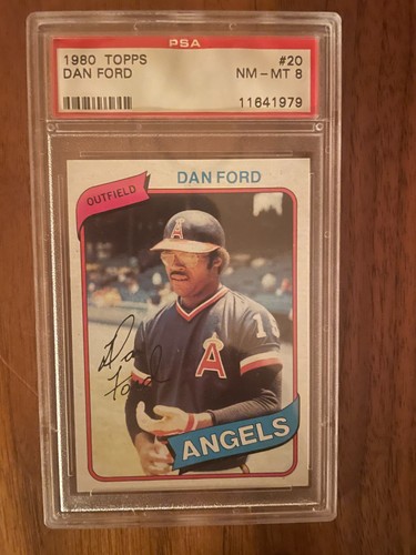 1980 TOPPS #20 DAN FORD ANGELS PSA 8 NM-MT | eBay