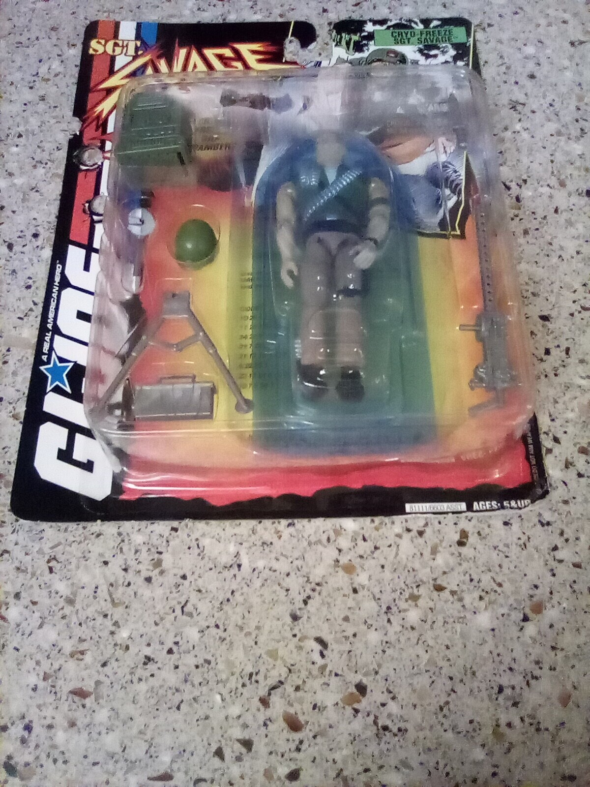 G.I. Joe : SGT Savage & his screaming eagles *SGT. SAVAGE CRYO - FREEZE ...