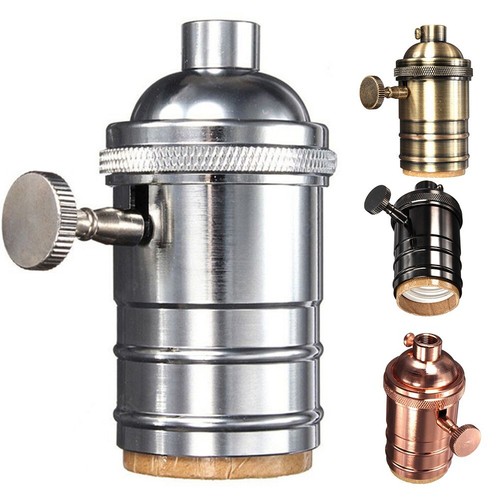 Antique Retro Edison Lamp Holder with E27 Base for Industrial Style ...
