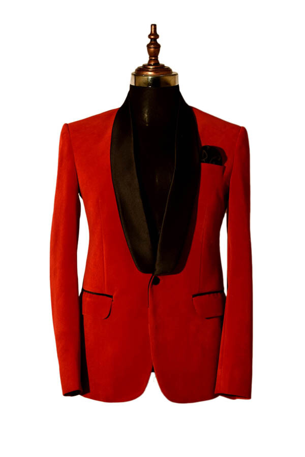 Men Red Smoking Jacket Designer Elegant Luxury Tuxedo Party Wear ...