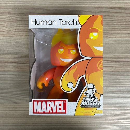 Human Torch Mighty Muggs Marvel Hasbro Nib Nouveau Scellé Fantastic ...