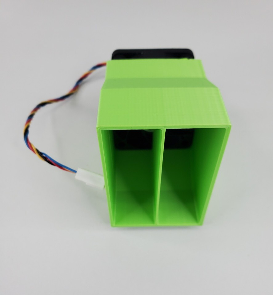 Nvidia DUAL Tesla Cooling Fan Shroud Mounting T4 P4 M4 GPU Accelerator ...