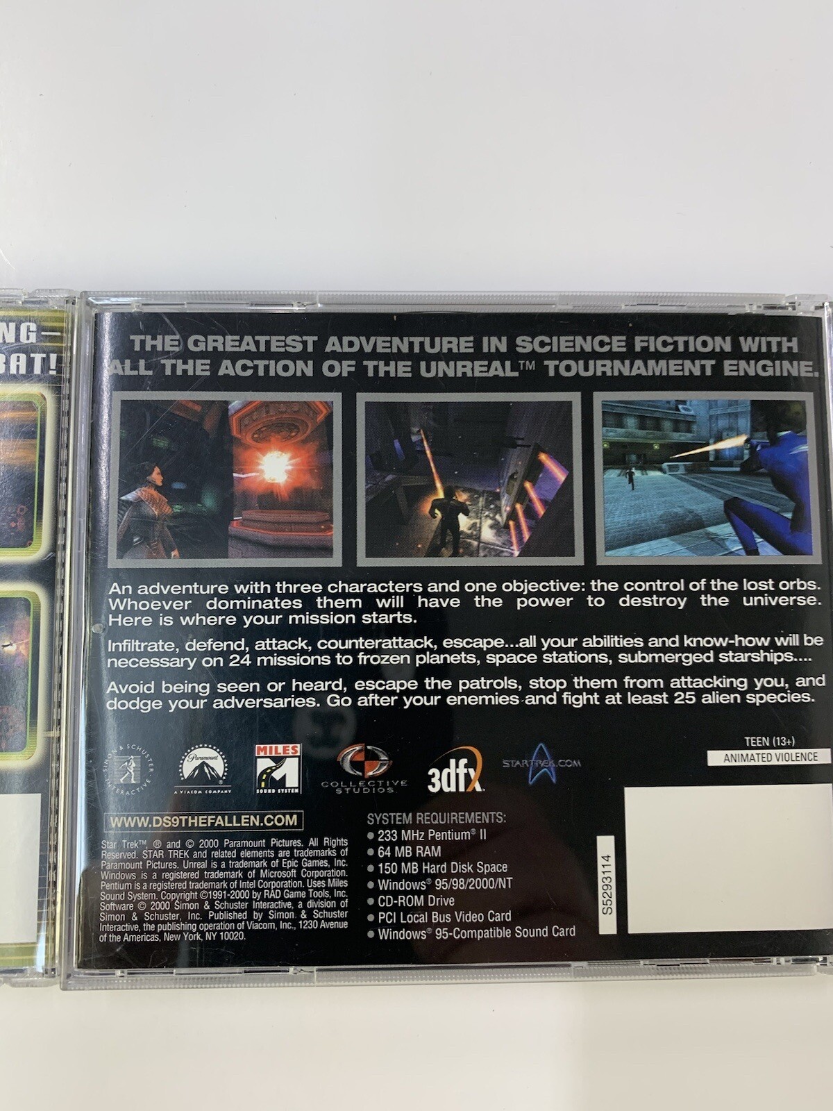 Star Trek: Deep Space Nine - Dominion Wars PC CD-Rom 2001 LOT of 3 ...