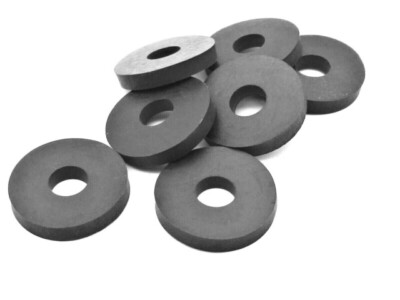 Rubber Washers, 1/2" ID x 1 1/2" OD x 1/4" Thick, Spacers, Insulators ...