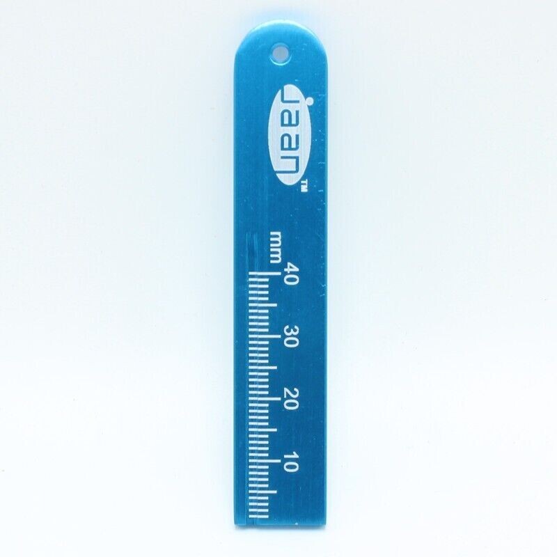 Blue Dental Measurement Tools Endo Root Canal Ruler Span Scale Aluminum ...