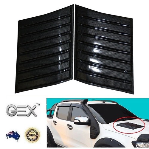 For Ford Ranger MK11 PX2 PX3 2015-2020 Carbon Fibre Side Vent Scoop | eBay