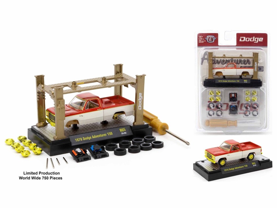 MODEL KIT RELEASE 65, 3 PIECE CAR SET 1/64 DIECAST MODELS M2 MACHINES ...