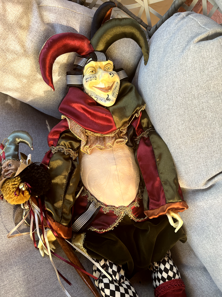 KATHERINES COLLECTION WAYNE KLESKI MARDI GRAS JESTER DOLL 31” | eBay