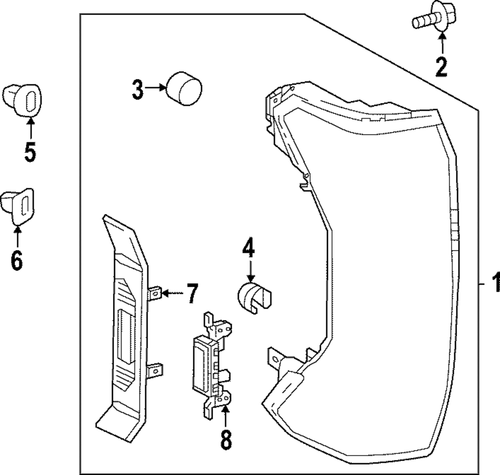 Genuine Toyota Combo Lamp Assembly 81550-0C200 | eBay