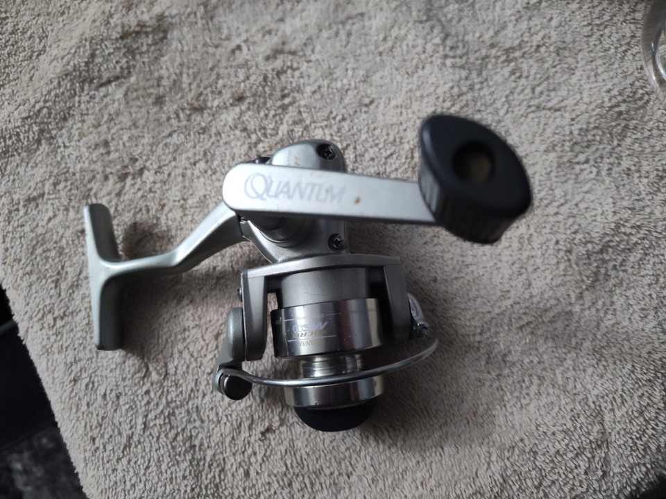 VINTAGE ( ZEBCO ) QUANTUM ( MICRO ) MS-00 SPINNING REEL | eBay
