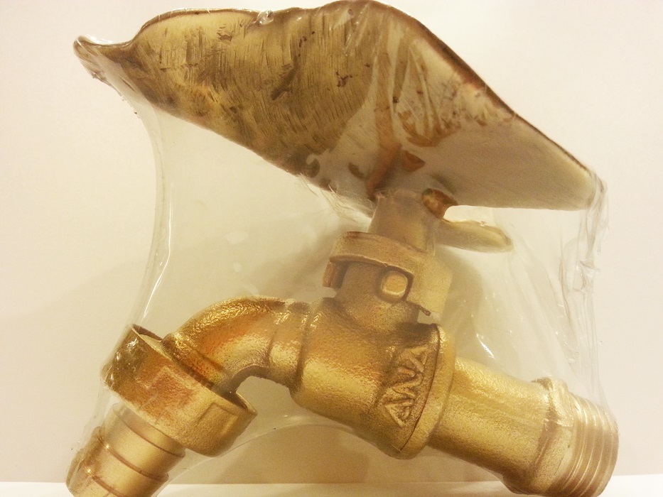 Brass Garden Tap Faucet FLAMINGO Spigot Vintage Water Home Decor Living ...