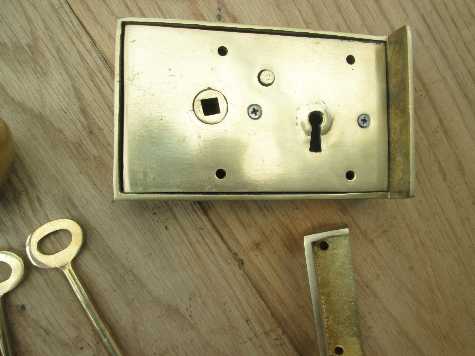 Solid Brass Old Style Door Georgian door RIM LOCK LATCH KNOB SET | eBay UK