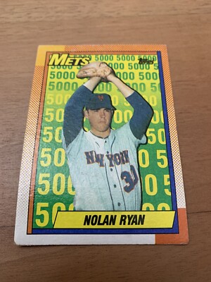 1990 Topps Nolan Ryan 5000 strikeout special HOF | eBay