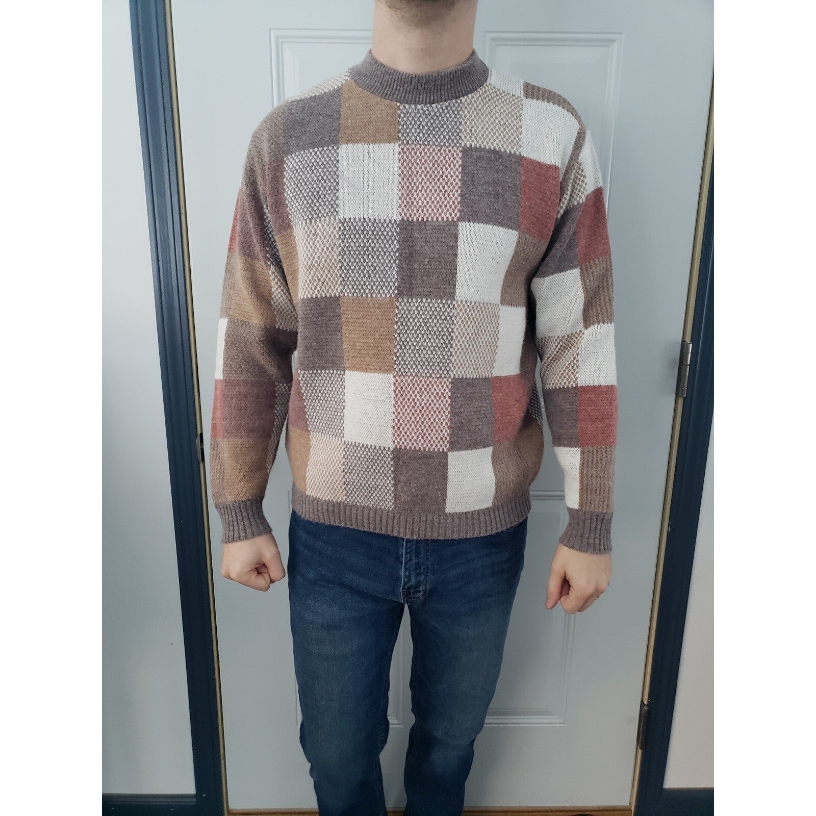 70s Acrylic Knit Sweater - Gem