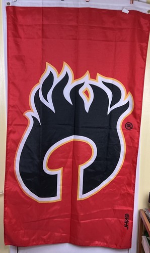 Calgary Flames Flag 64” X 34” Approx. NHL Hockey Polyester Future ...