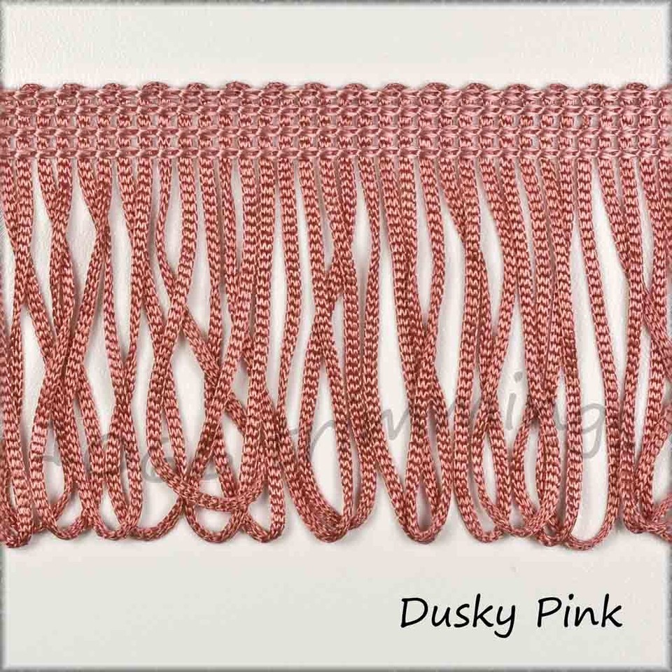 Quality Looped Fringe Trimming 25mm 50mm 75mm 20 Colours Various ...