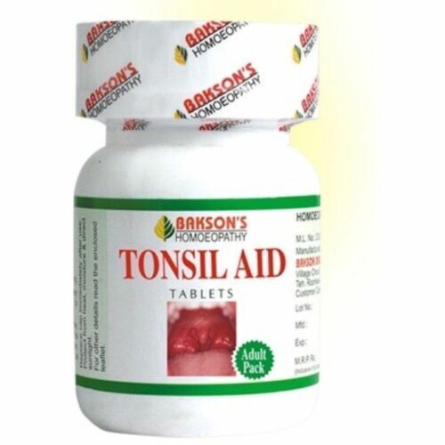 Bakson's Homeopathy Tonsil Aid Tablet (75tab x 2) THROAT INFECTION Sore ...