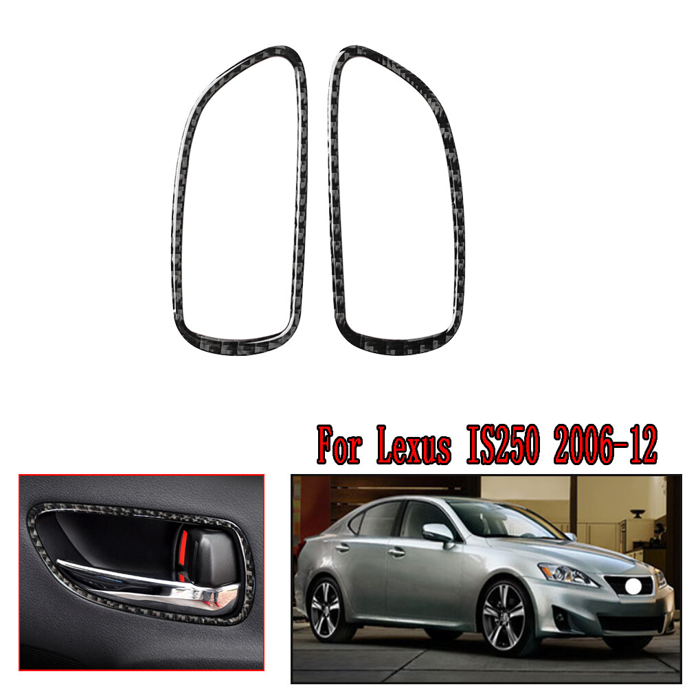 Carbonfaser Autotürgriff dekorative Verkleidung für Lexus IS MK2 250 ...