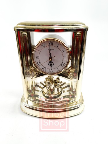 10 1/2" RHYTHM ANGEL MANTLE CLOCK - QUARTZ - COLOR CASE INTERIOR ...