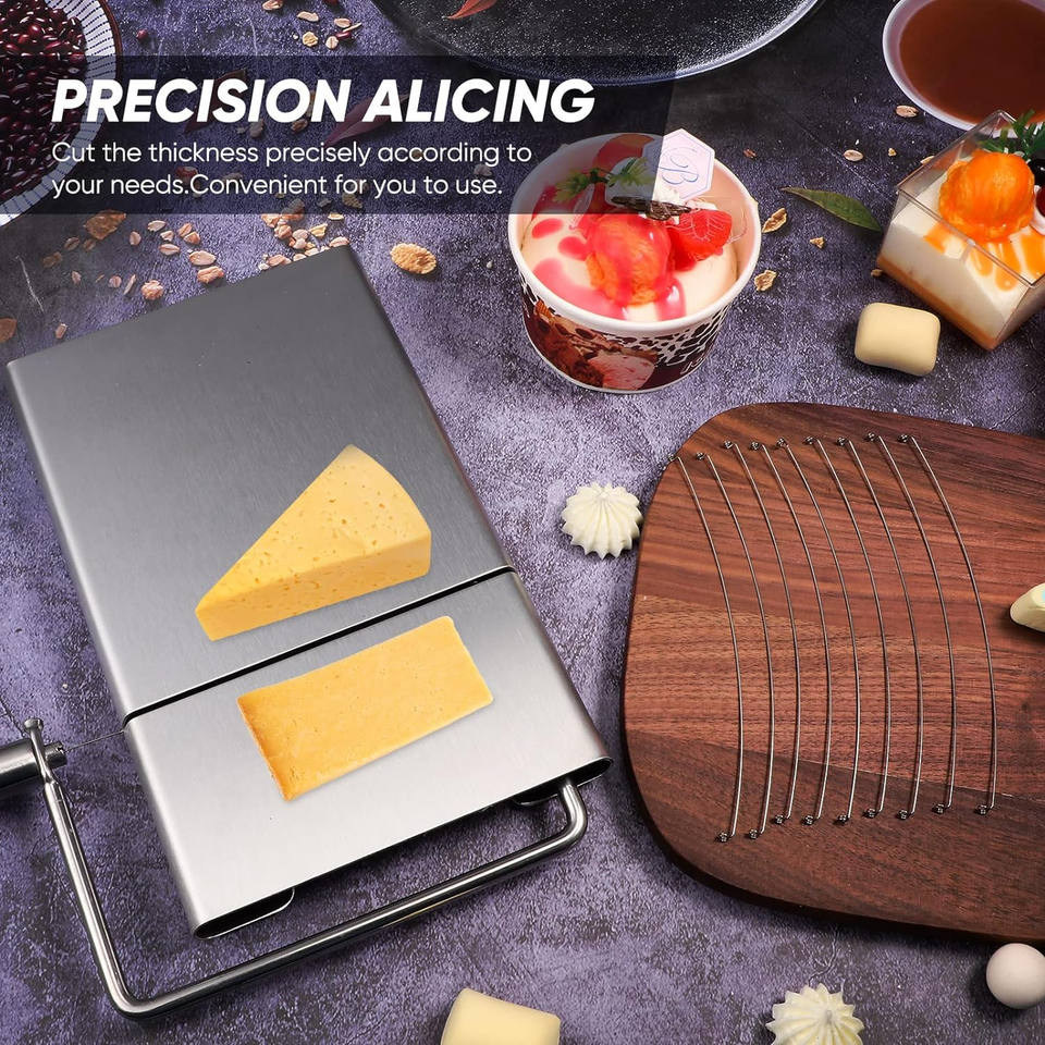 Cheese Slicer Wires 5.5 Inch Stainless Steel Cheese Cutter Cheese Wire ...