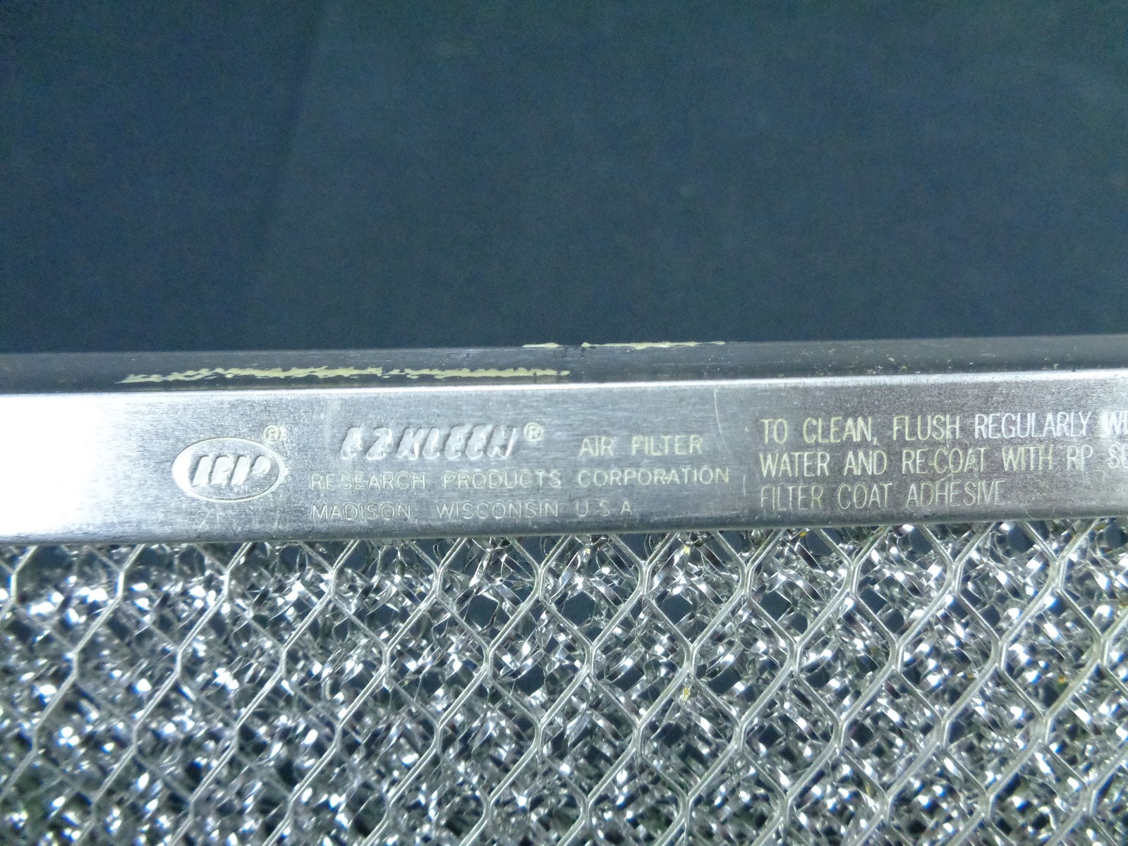 Lot of 2 RP EZ Kleen Air Filter Research Products Corp Washable ...