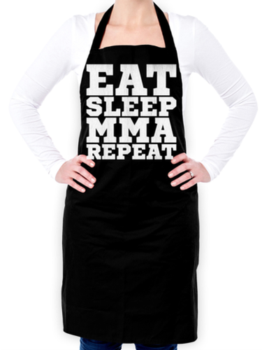 Eat Sleep Mma Repeat Unisex Grembiule - Misto Arti Marziali - Karate ...