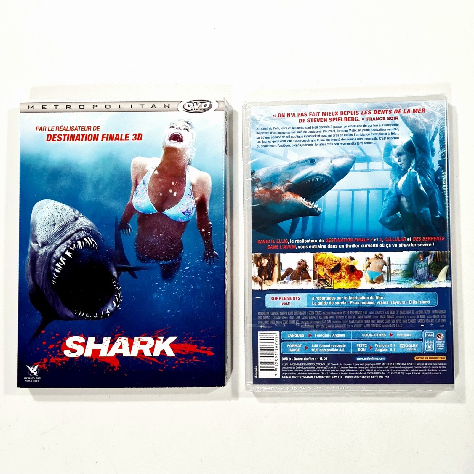 DVD Animal Horror SHARK (Shark Night) uncut frz./engl. NEU! Hai/Ellis ...