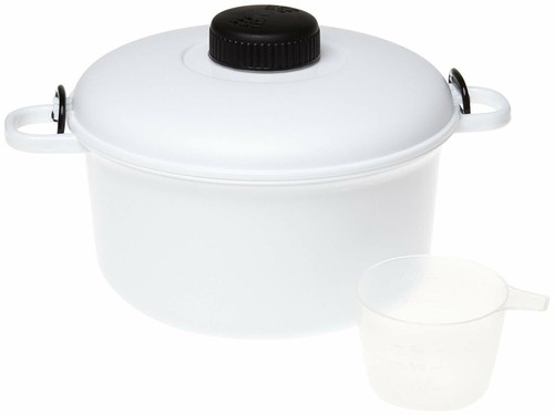 MICRO EASY COOK 2.8L MICROWAVE PRESSURE COOKER STEAMER POT VEGETABLE ...