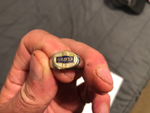 Rare Vtg GRAVER 5 Year Employee Service Award Ring Size 12.25 | eBay