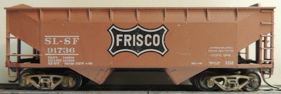 ATHEARN FRISCO 34' OFFSET HOPPER RTR MW KD's CAR # 91736 ITEM # 5404 | eBay