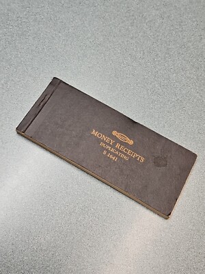 Vintage SHAW'S Money Receipt Book 1930's | eBay