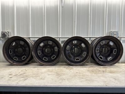 1970-1981 Chevy Camaro El Camino Chevelle Nova Rally Wheels 14x6 Set ...