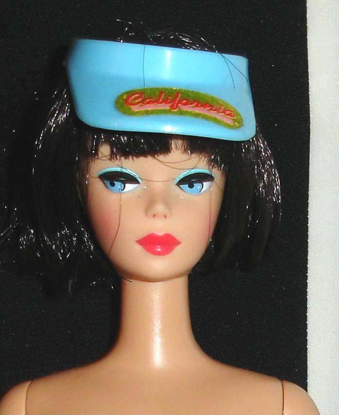 Vintage Barbie doll family hat headwear visor Heart Family California ...