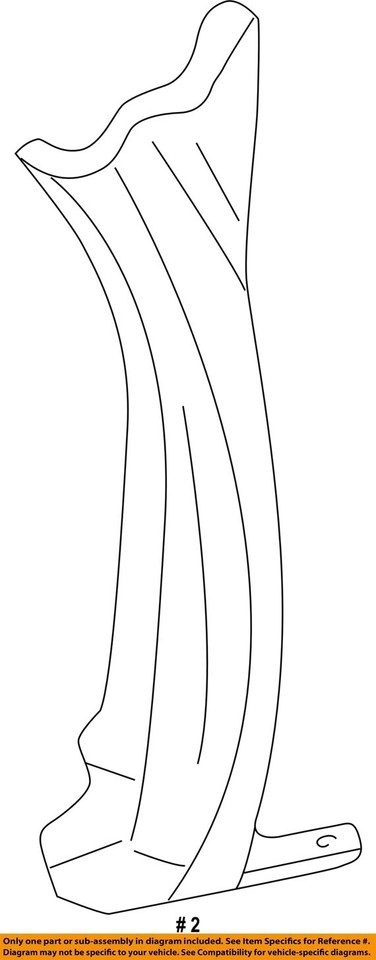 GM OEM Fender-Extension Bracket Left 25937756 | eBay